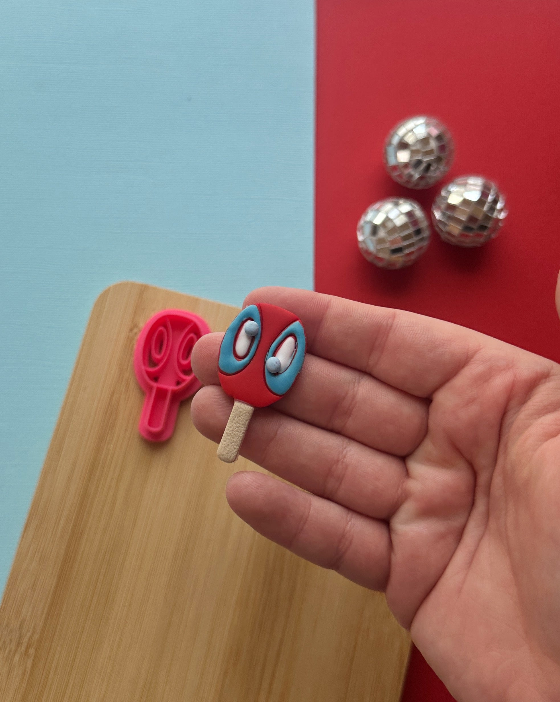 Red Nostalgic Popsicle Clay Cutter – Easy Peasy Cutters