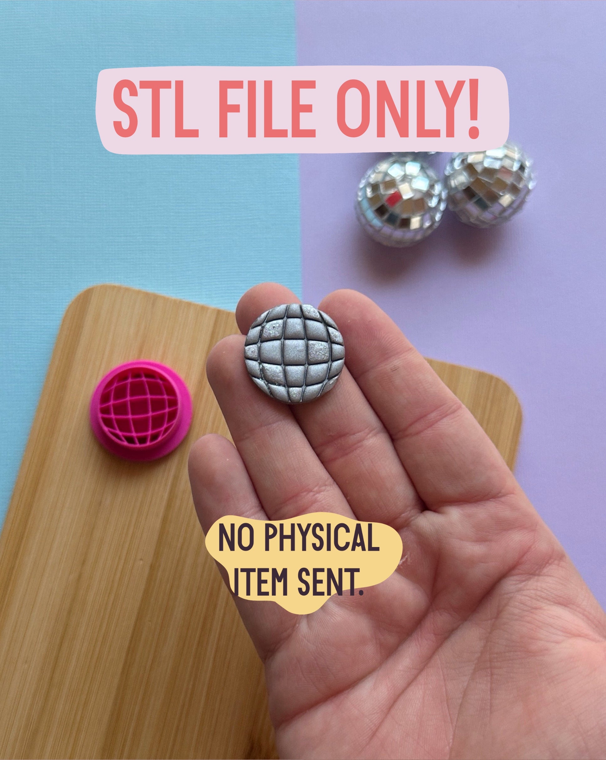 Disco Ball STL FILE | DIGITAL DOWNLOAD – Easy Peasy Cutters