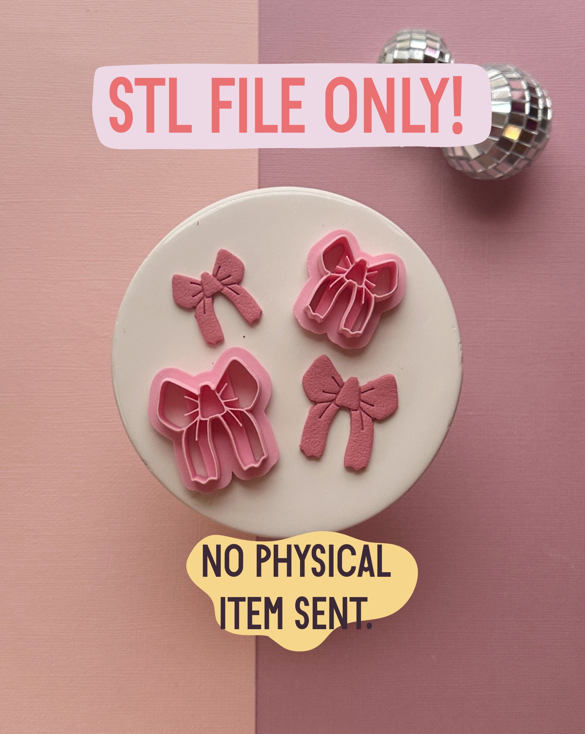 Classic Bow STL FILE | DIGITAL DOWNLOAD – Easy Peasy Cutters